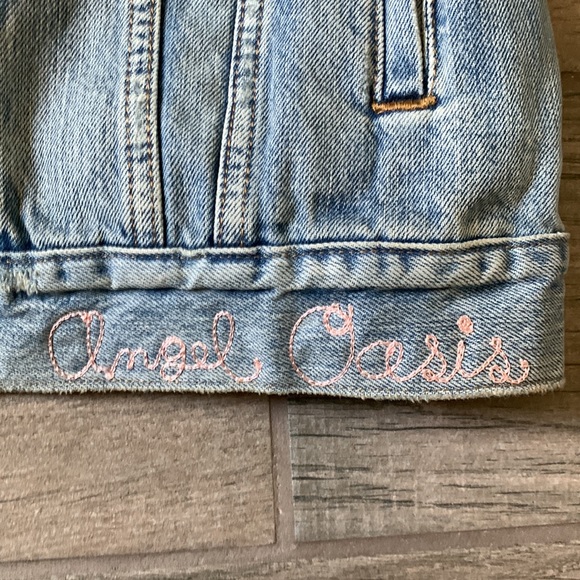 Levi's | Jackets & Coats | Levis Angel Oasis Jasmine Denim Jacket ...